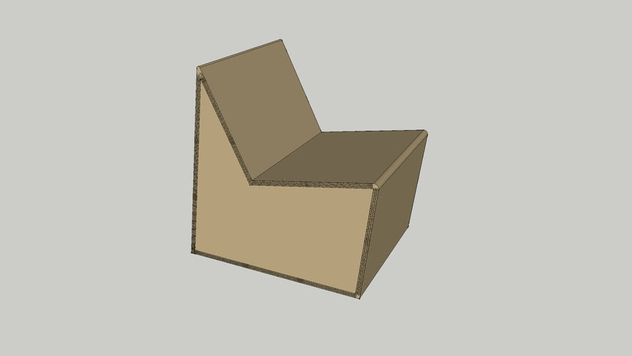 Paper chair | 3D Warehouse