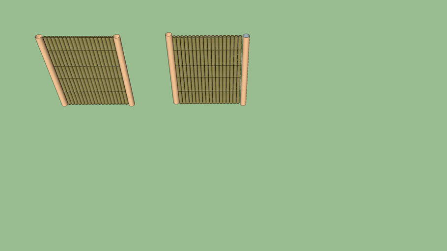 Bamboo garden screens | 3D Warehouse