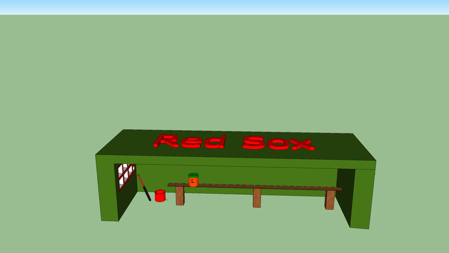 Baseball Dugout Storage Drawings 3D Printed Dugout Organizer