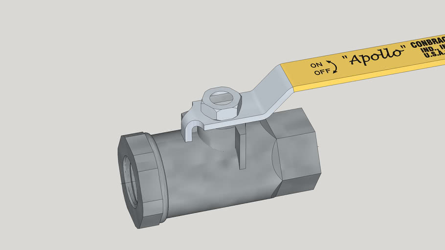3/4' Apollo Ball Valve | 3D Warehouse