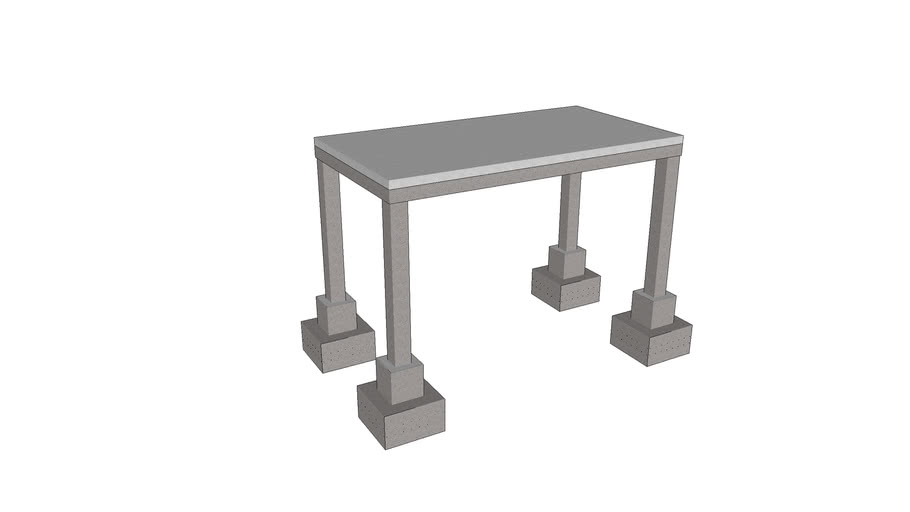 construccion de un portico | 3D Warehouse