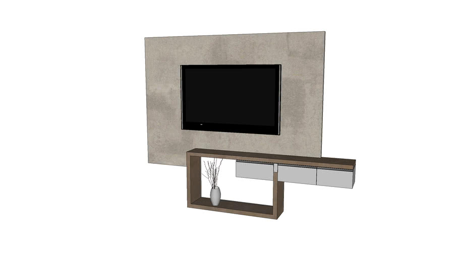 TV Unit Design | 3D Warehouse
