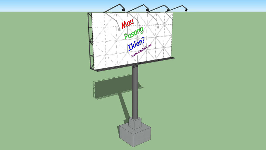 Billboard 4x8m | 3D Warehouse