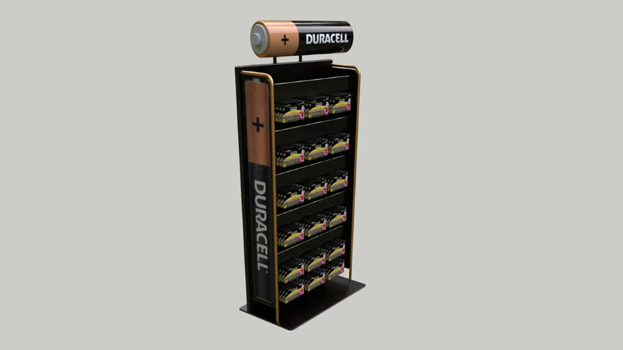 DURACELL DISPLAY STAND | 3D Warehouse