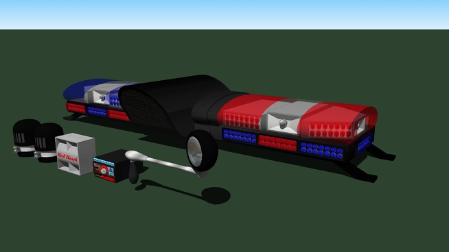 Police Lights and Sirens package | 3D Warehouse