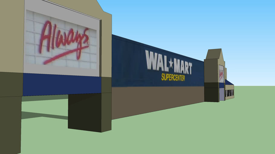 Walmart Supercenter Redesigned 3d Warehouse