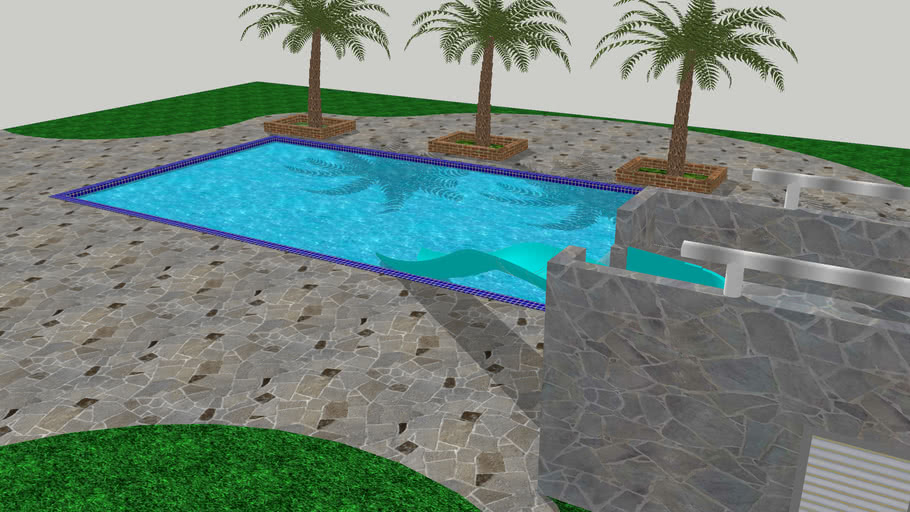 Landscape and Pools | 3D Warehouse