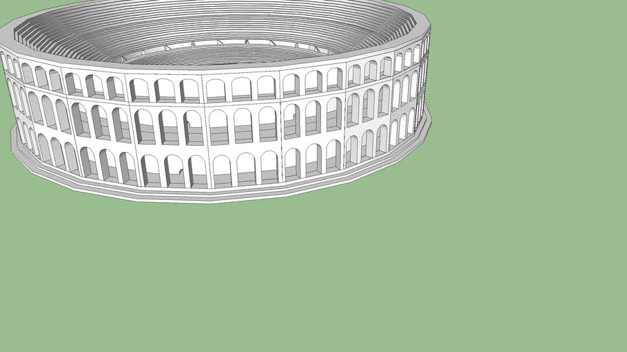 A typical roman amphitheatre | 3D Warehouse