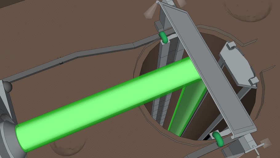 Sci fi laser mine | 3D Warehouse