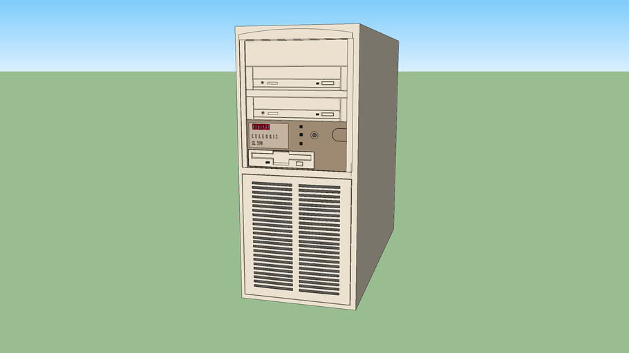 Digital (DEC) Celebris XL 590 desktop tower computer | 3D Warehouse