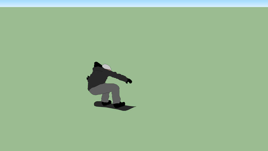2D Snowboarder | 3D Warehouse