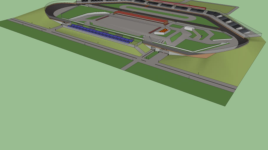 NASCAR race track | 3D Warehouse