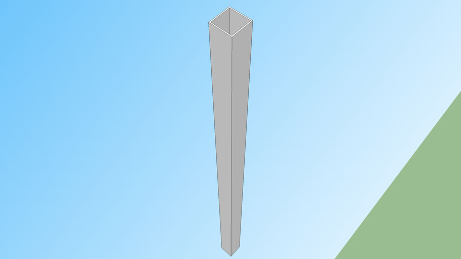 Square Tube Pipe | 3D Warehouse