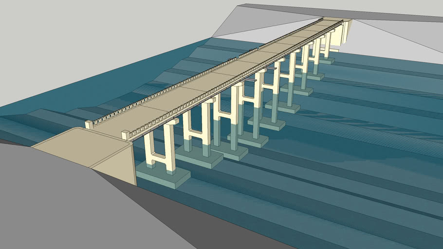 Steel Plate Girder Bridge(고문1교) | 3D Warehouse