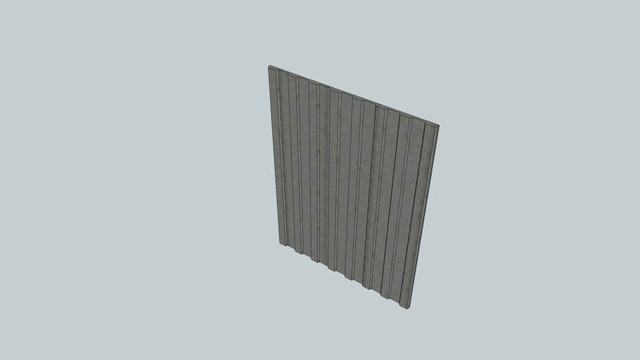 Kingspan type Metal Panel | 3D Warehouse