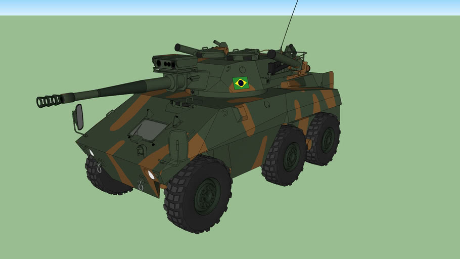 EE-9 Cascavel (modernizado) | 3D Warehouse