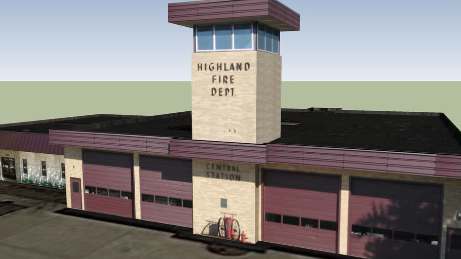 Highland Fire Dept - Central Station | 3D Warehouse