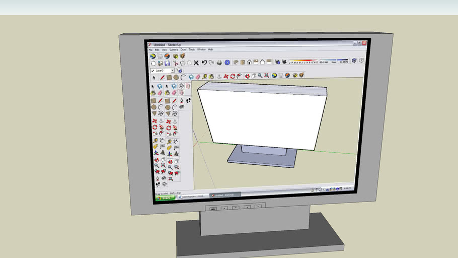 Large LCD Monitor | 3D Warehouse