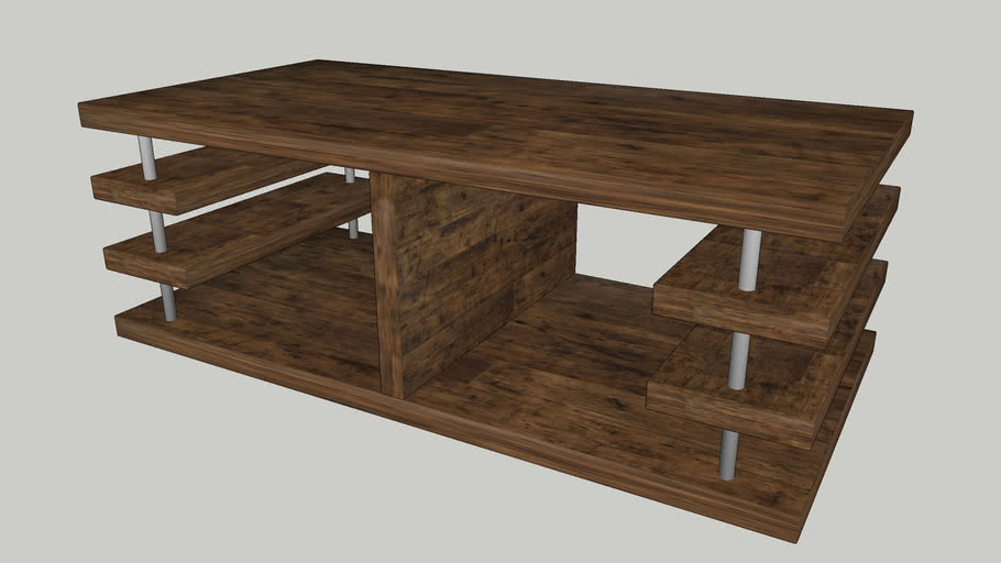 Remarkable Modern Rustic Table | 3D Warehouse