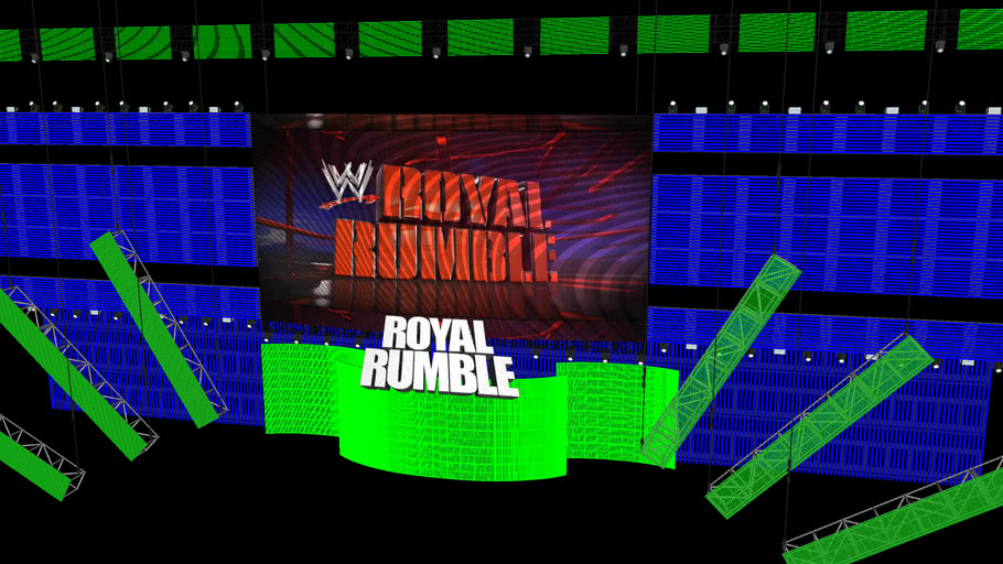 WWE Royal Rumble 2014 Concept Stage #2 | 3D Warehouse