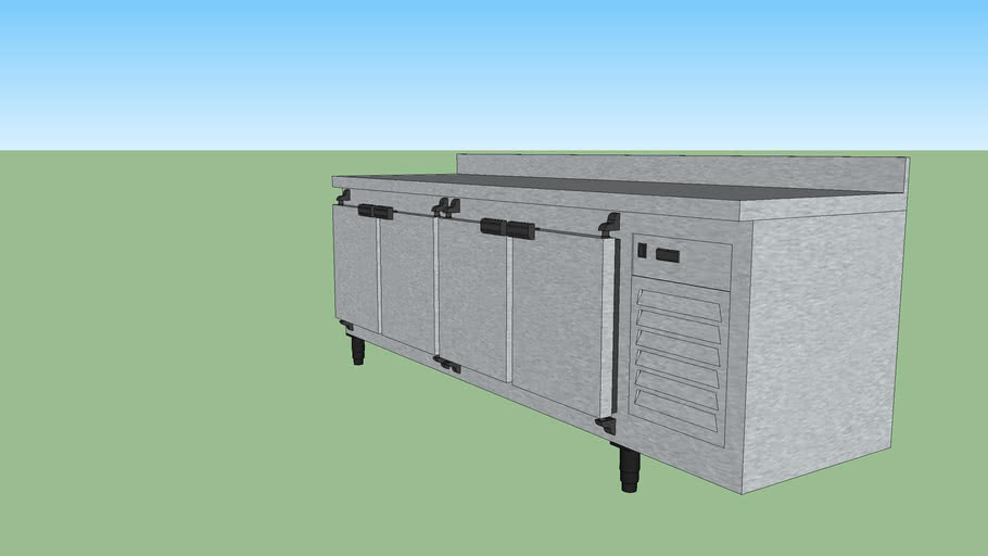 Refrigerador Horizontal 4 Portas 233 PPIENK | 3D Warehouse