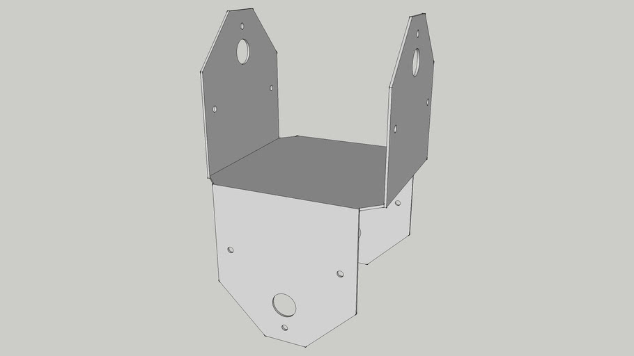 Simpson BC4 Post Base/Cap | 3D Warehouse