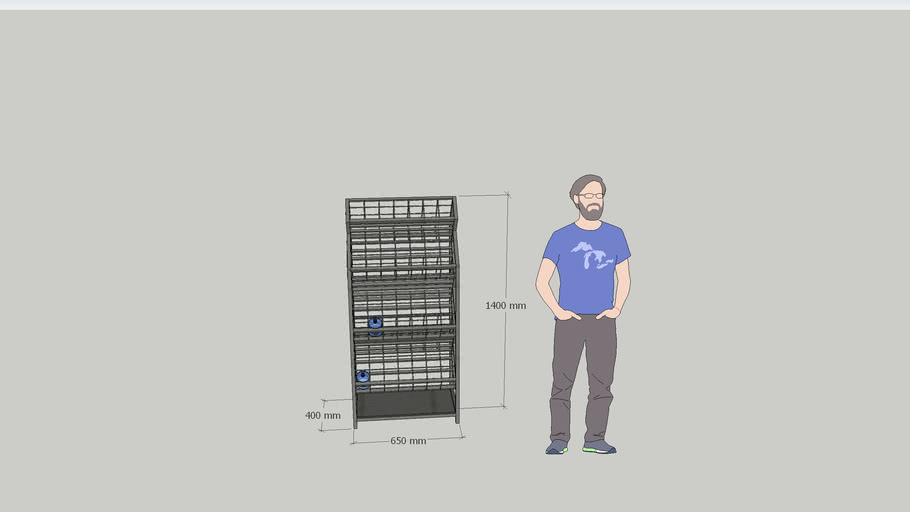 Water Bottle Rack | 3D Warehouse