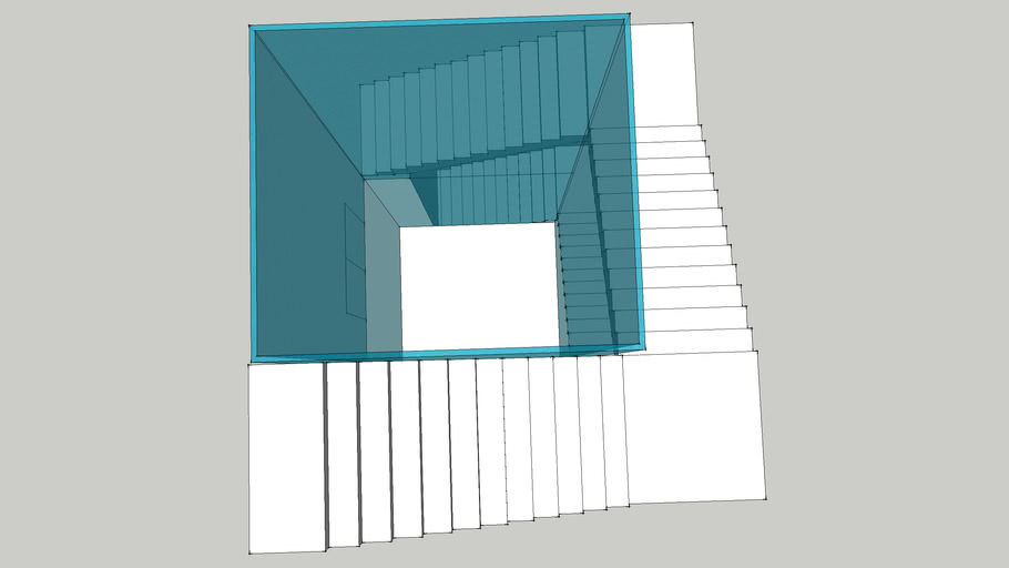 Elevator with a staircase V.2 | 3D Warehouse