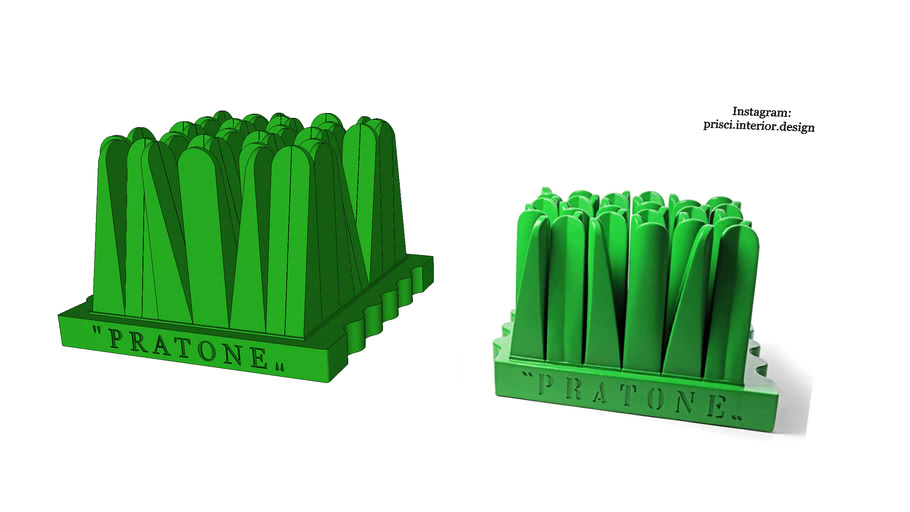 PRATONE couch / chaise longue. By Gufram | 3D Warehouse