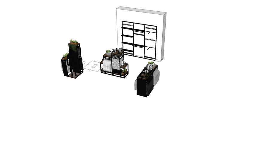 Biophilic Fox Racing Freestyle Display Fixures | 3D Warehouse