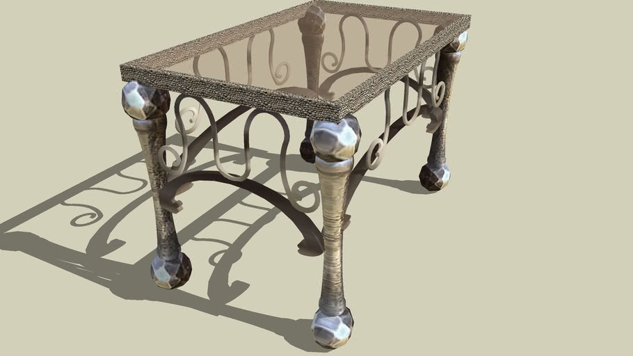Intricate metal table (Also my 111th model) | 3D Warehouse