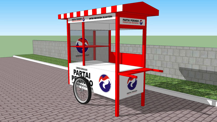 Gerobak ( Trade Carts ) UMKM Perindo | 3D Warehouse