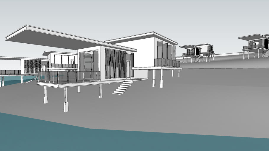 waterfront rest house | 3D Warehouse