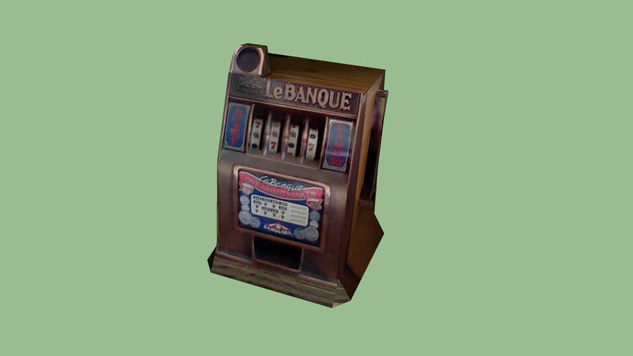 LeBanque - One Armed Banker Slot Machine | 3D Warehouse