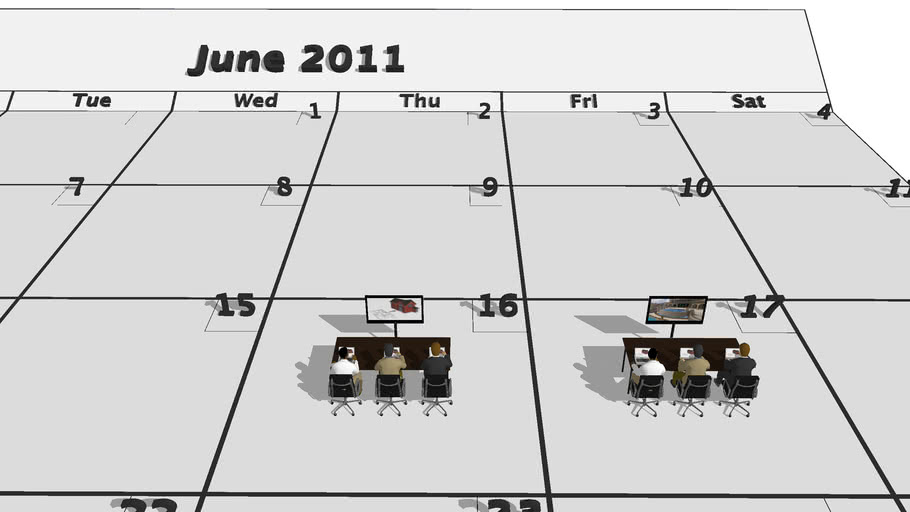 concept3D SketchUp Training Calendar | 3D Warehouse