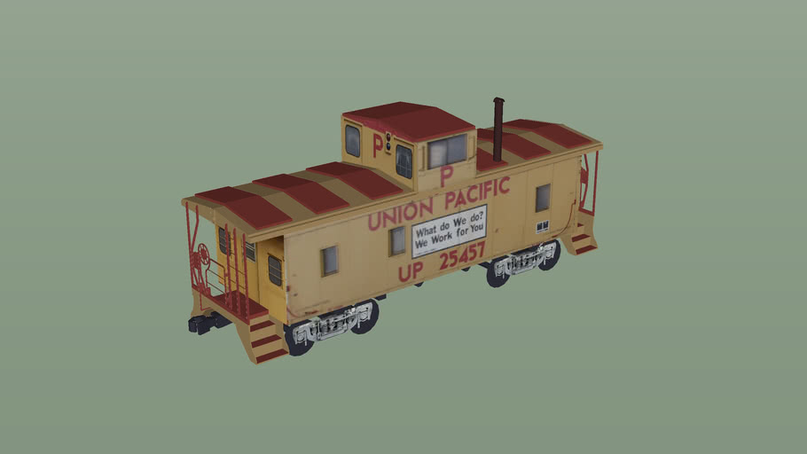 Union Pacific Caboose | 3D Warehouse
