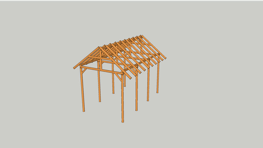 wooden structure | 3D Warehouse