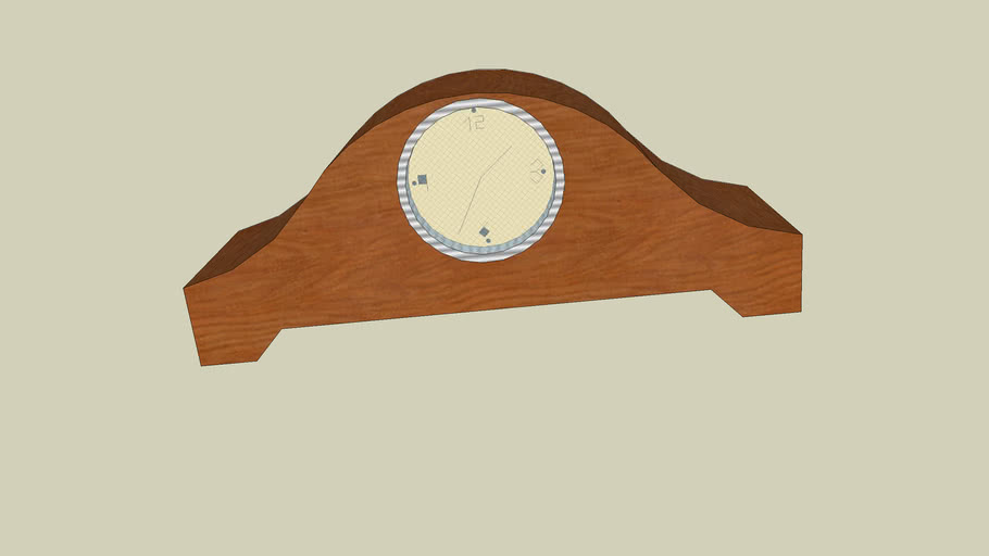 Wooden clock | 3D Warehouse