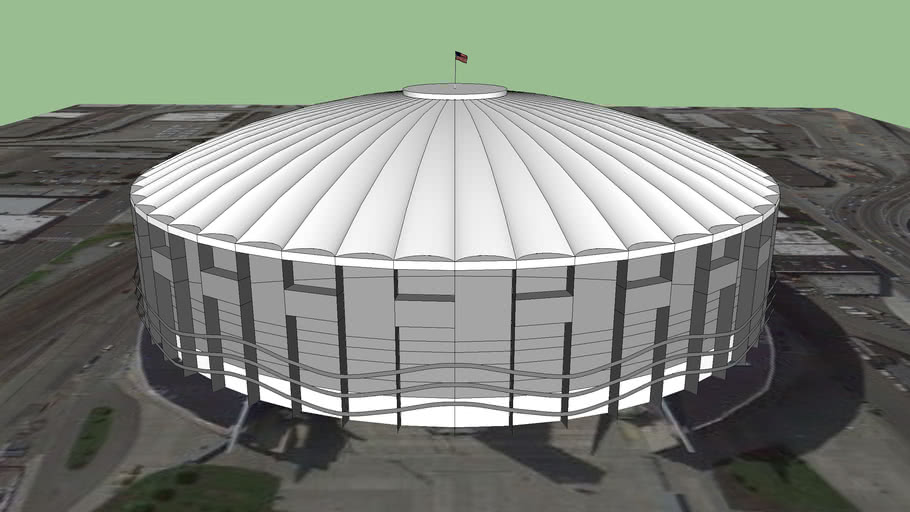 Seattle Kingdome Old Model 3d Warehouse