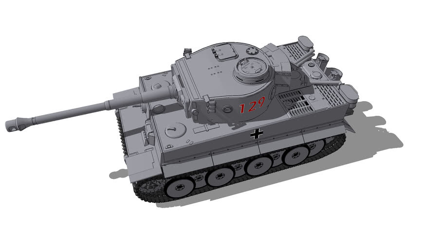 PzKpfw VI Tiger Ausf. H | 3D Warehouse
