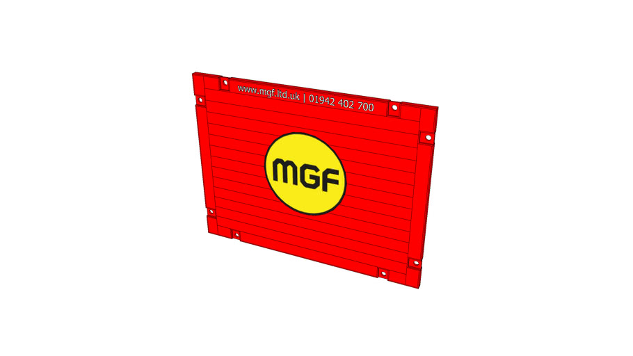 MGF 2400 x 1800 Endsafe Panel | 3D Warehouse