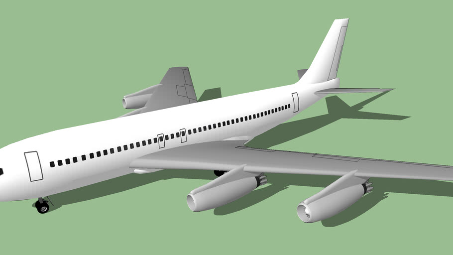 Template - Boeing 707-138 | 3D Warehouse