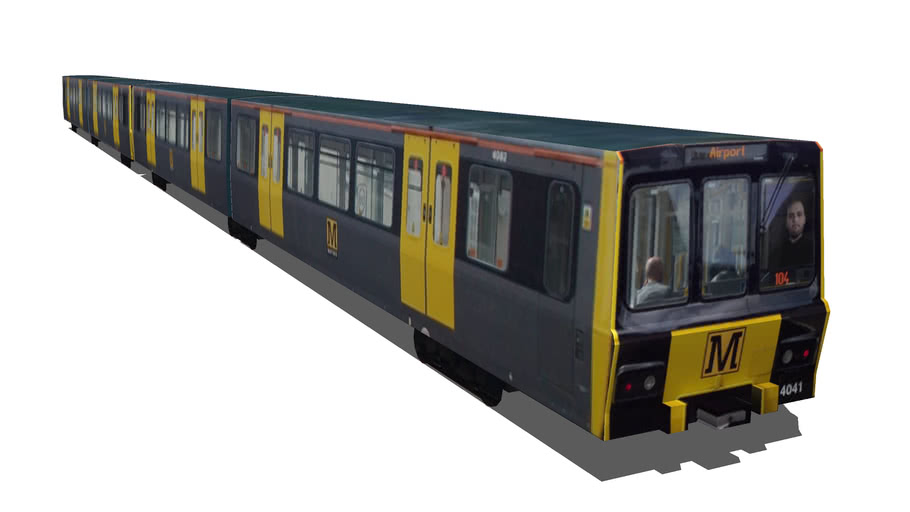 Tyne and Wear Metro - Metrocar - British Rail Class 994 | 3D Warehouse