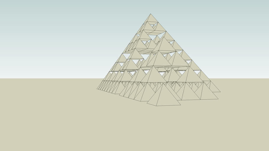 Menger sponge Pyramid | 3D Warehouse