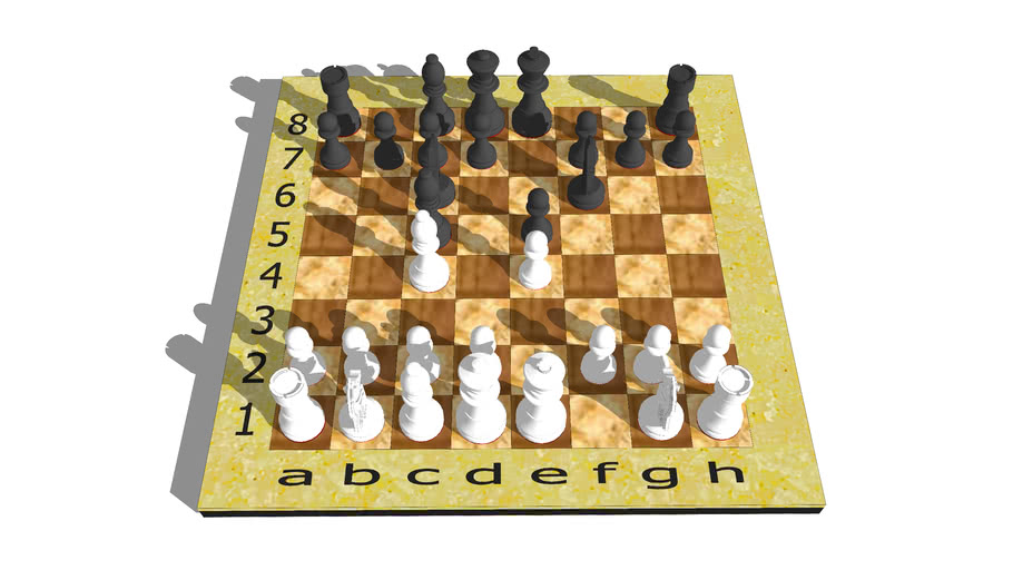 Chess - Open game openings | 3D Warehouse