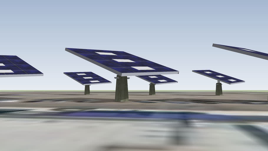 EIC Solar Trees | 3D Warehouse