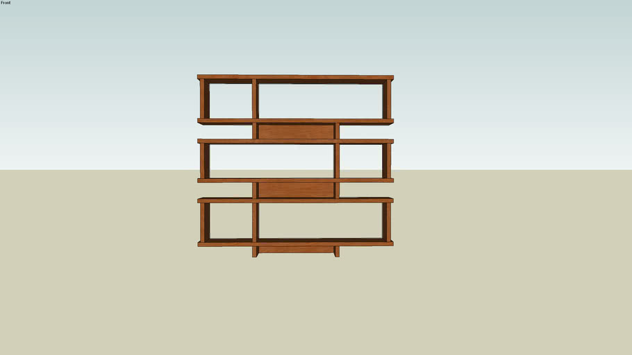 Custom Wood Shelf | 3D Warehouse