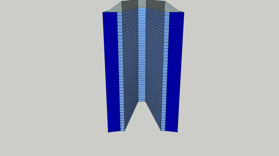V-Shaped skyscraper | 3D Warehouse