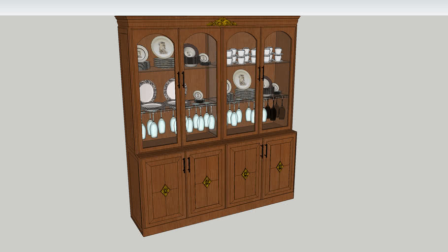 DINING ROOM SHOW CASE CABINET | 3D Warehouse