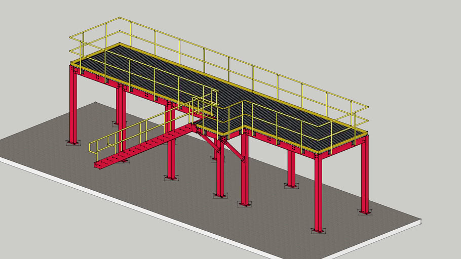 MEZZANINE+STEEL+FRAMING.skp | 3D Warehouse